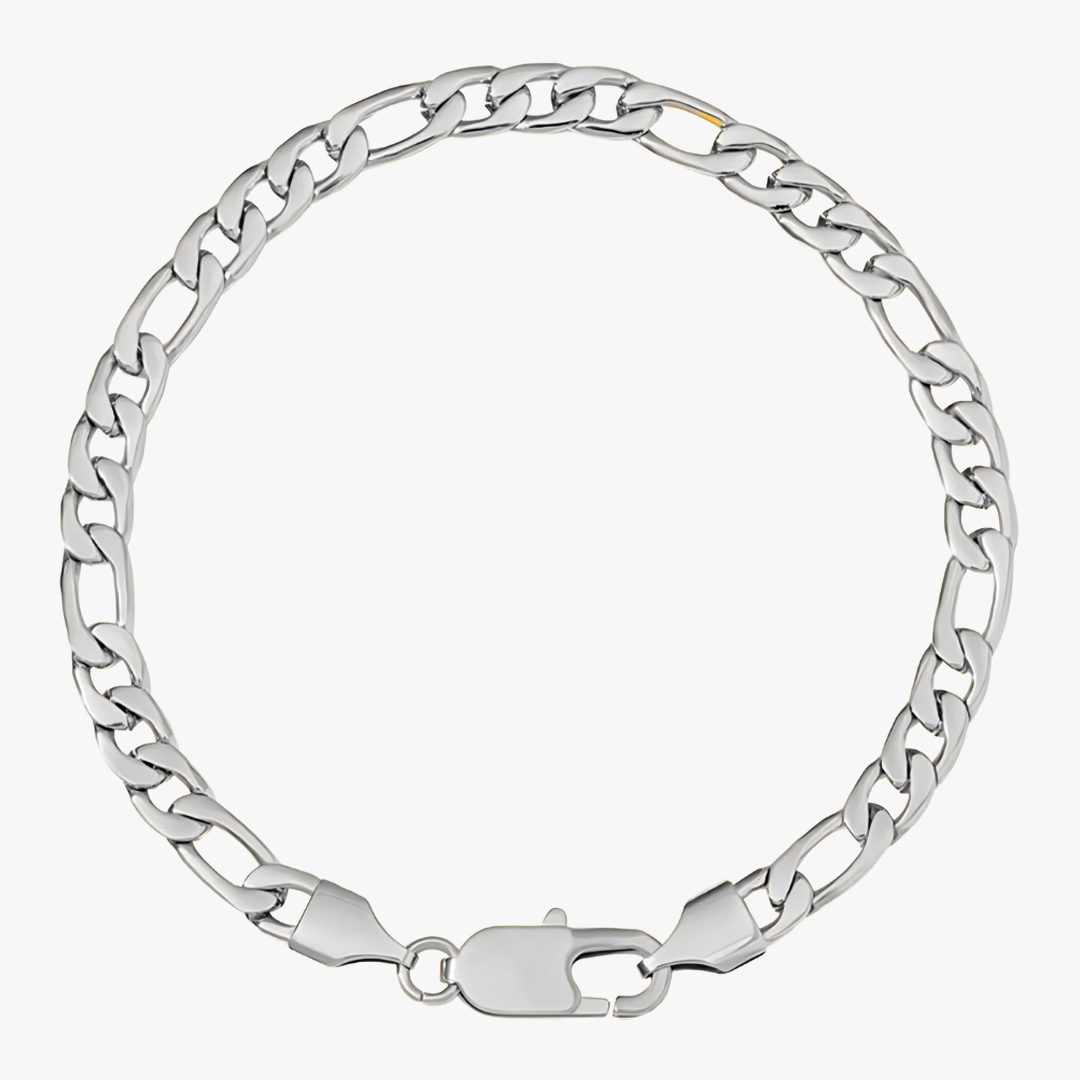 Figaro Bracelet (Silver) 5MM – Essence Amsterdam