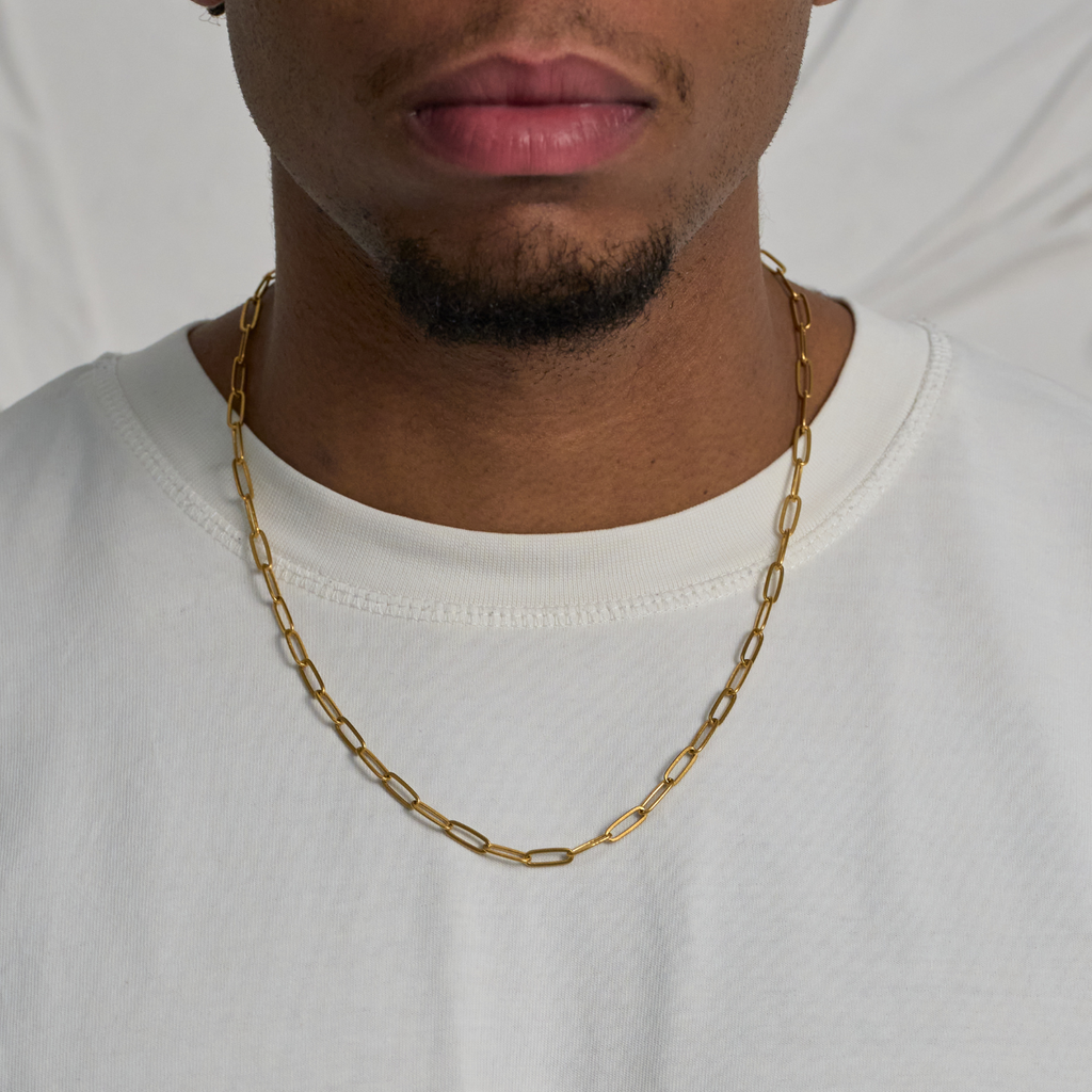 Paperclip Chain (Gold) – Essence Amsterdam